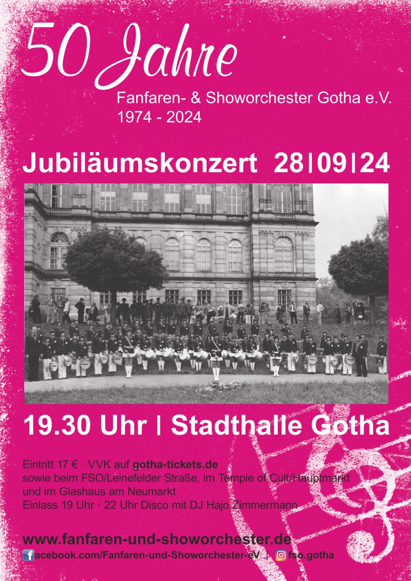 gotha-tickets.de | Jetzt Karten für die Veranstaltung 50 Jahre Fanfaren ...